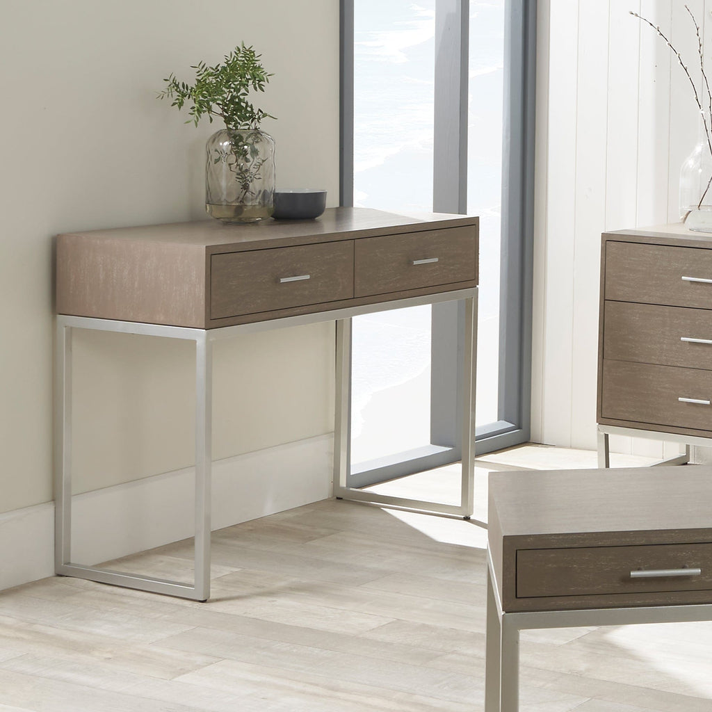 Ambrose Grey Wash Mango Wood Dressing Table