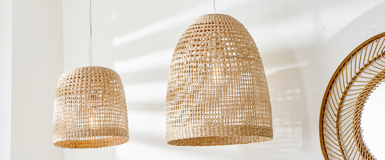 Natural Ceiling Lights | Shop By Colour