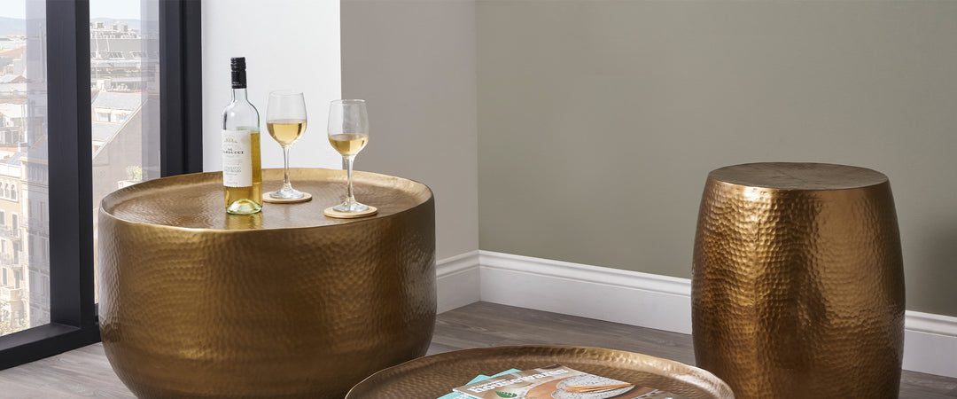 Gold Tables & Furniture | Shop By Colour