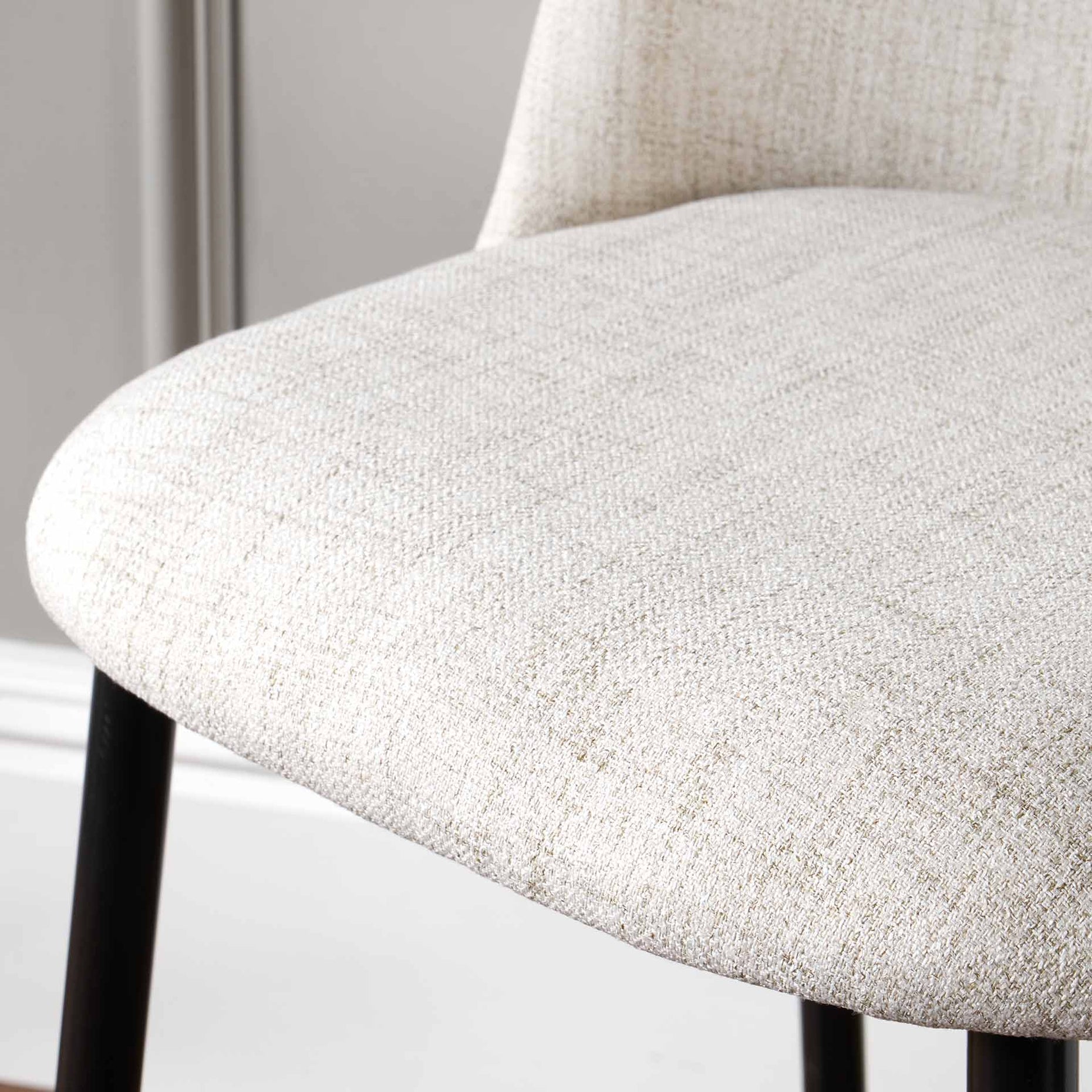 Lea Pebble Linen Bar Stool | Seating