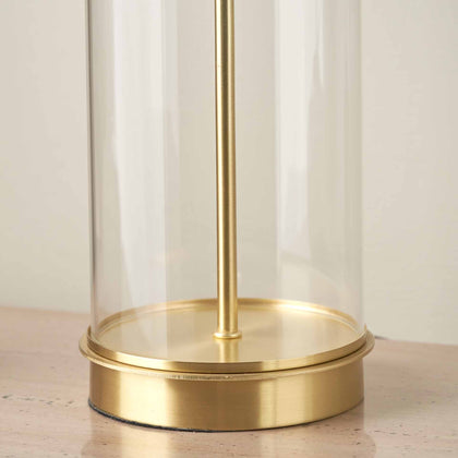 Glass and Gold Table Lamp | Lighting