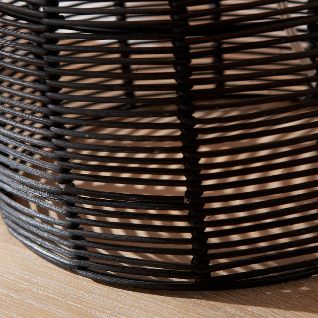 Black Rattan Table Lamp | Lighting | Rūma