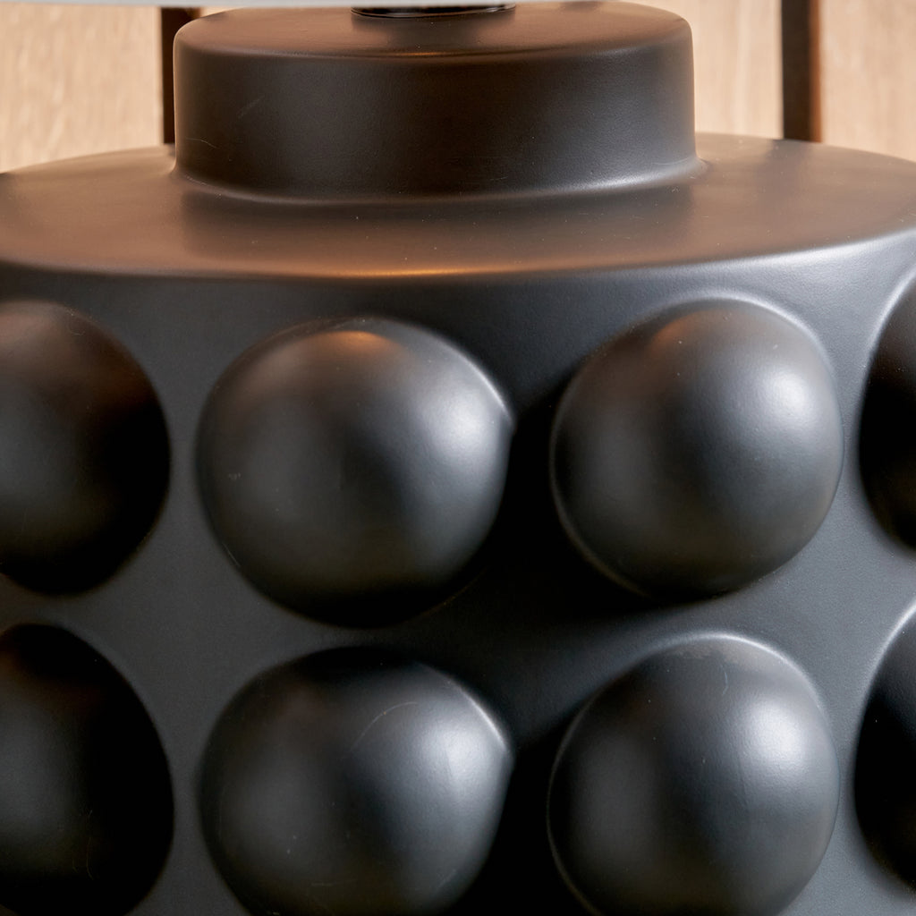 Black Bobble Ceramic Large Table Lamp Base | Lighting