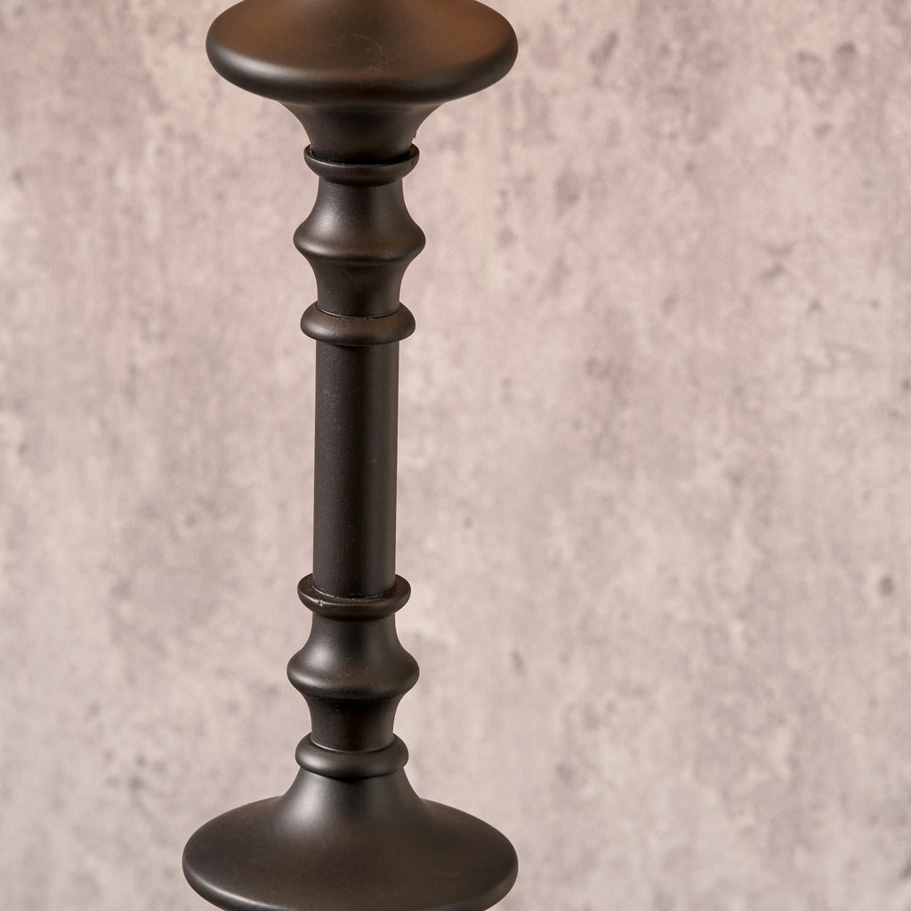 Matt Black Candlestick Table Lamp Base | Lighting | Rūma