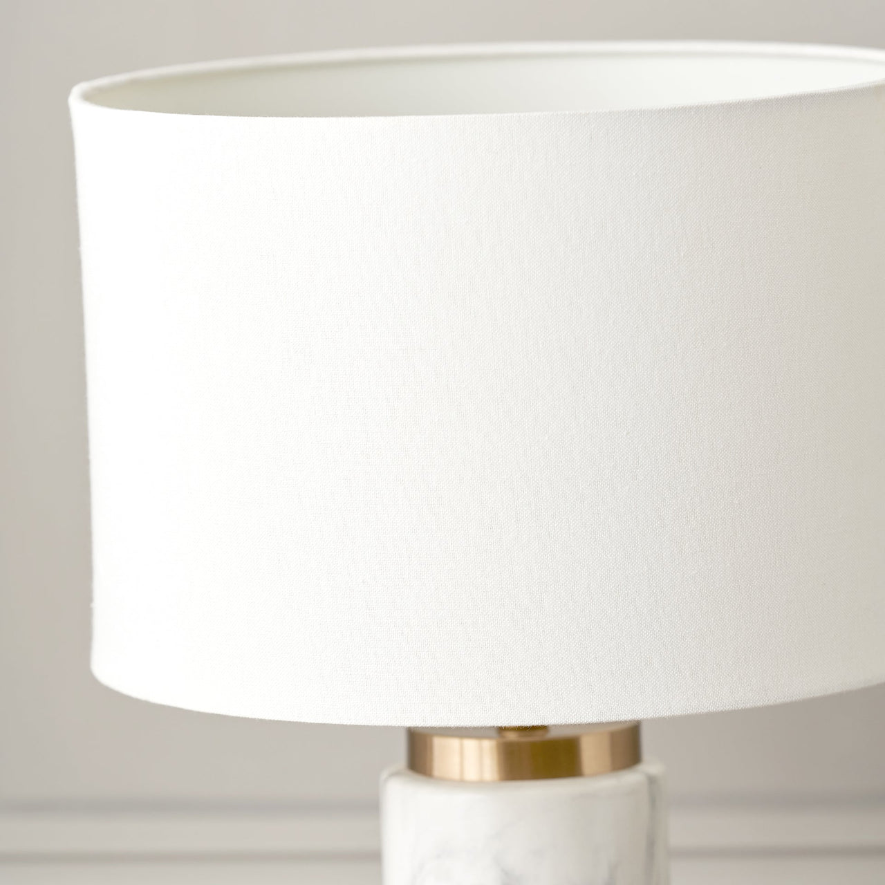 Tate Marble Effect Tall Table Lamp | Rūma