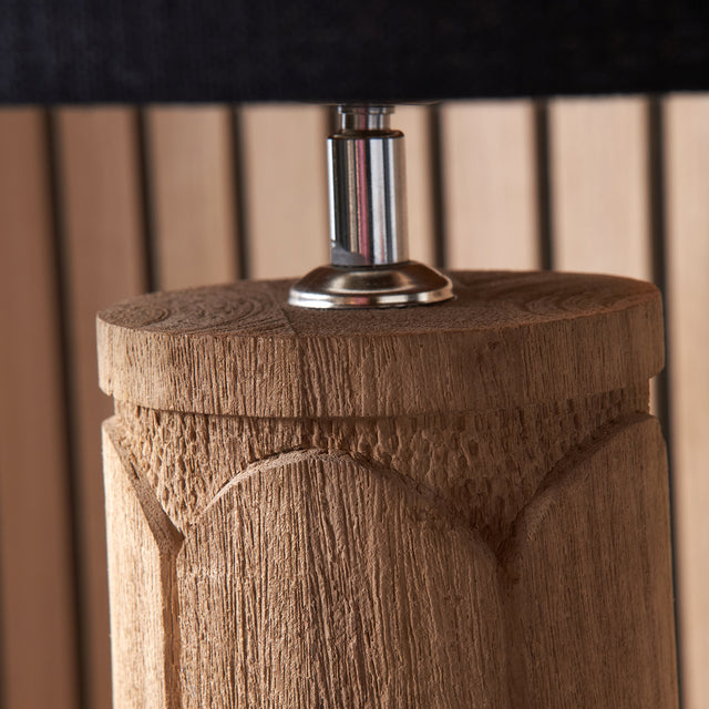 Natural Wood Tall Table Lamp Base | Lighting | Rūma