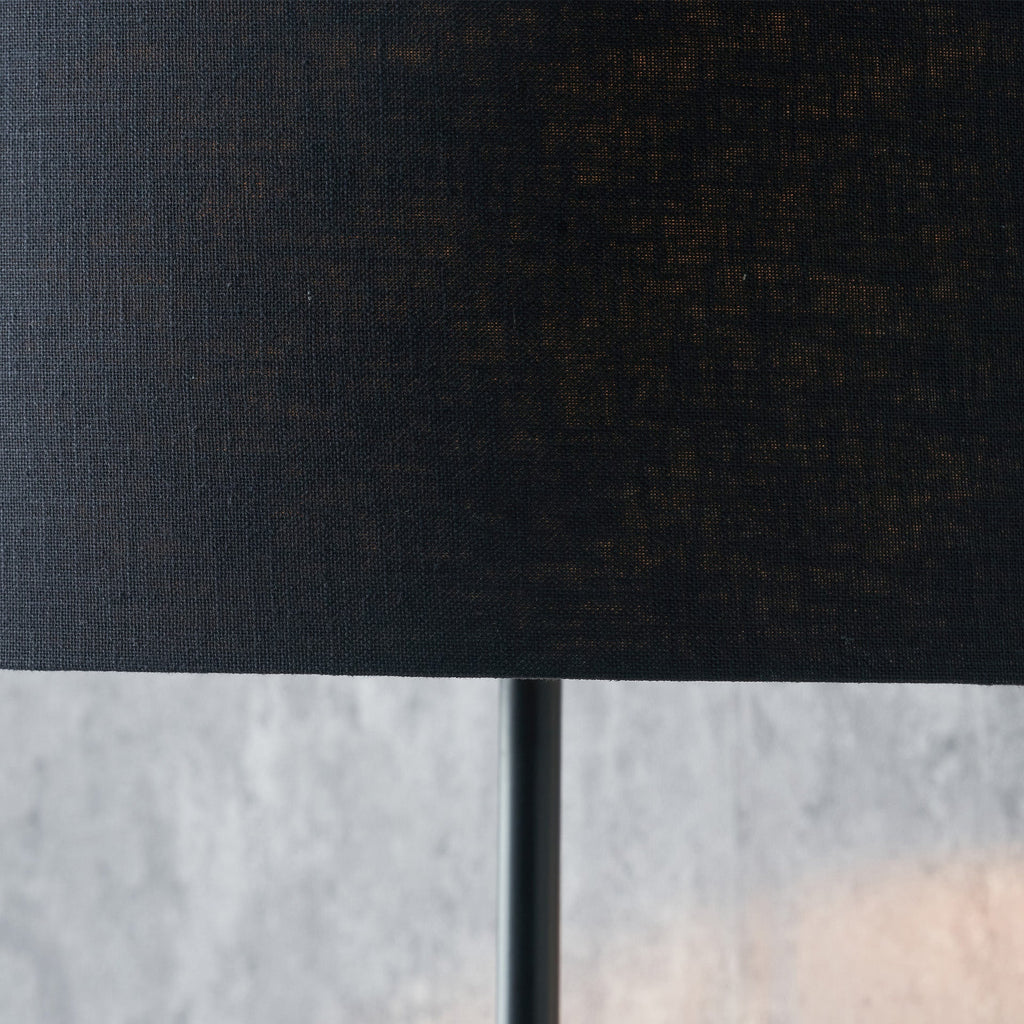 Black and Gold Rise and Fall Floor Lamp | Lighting