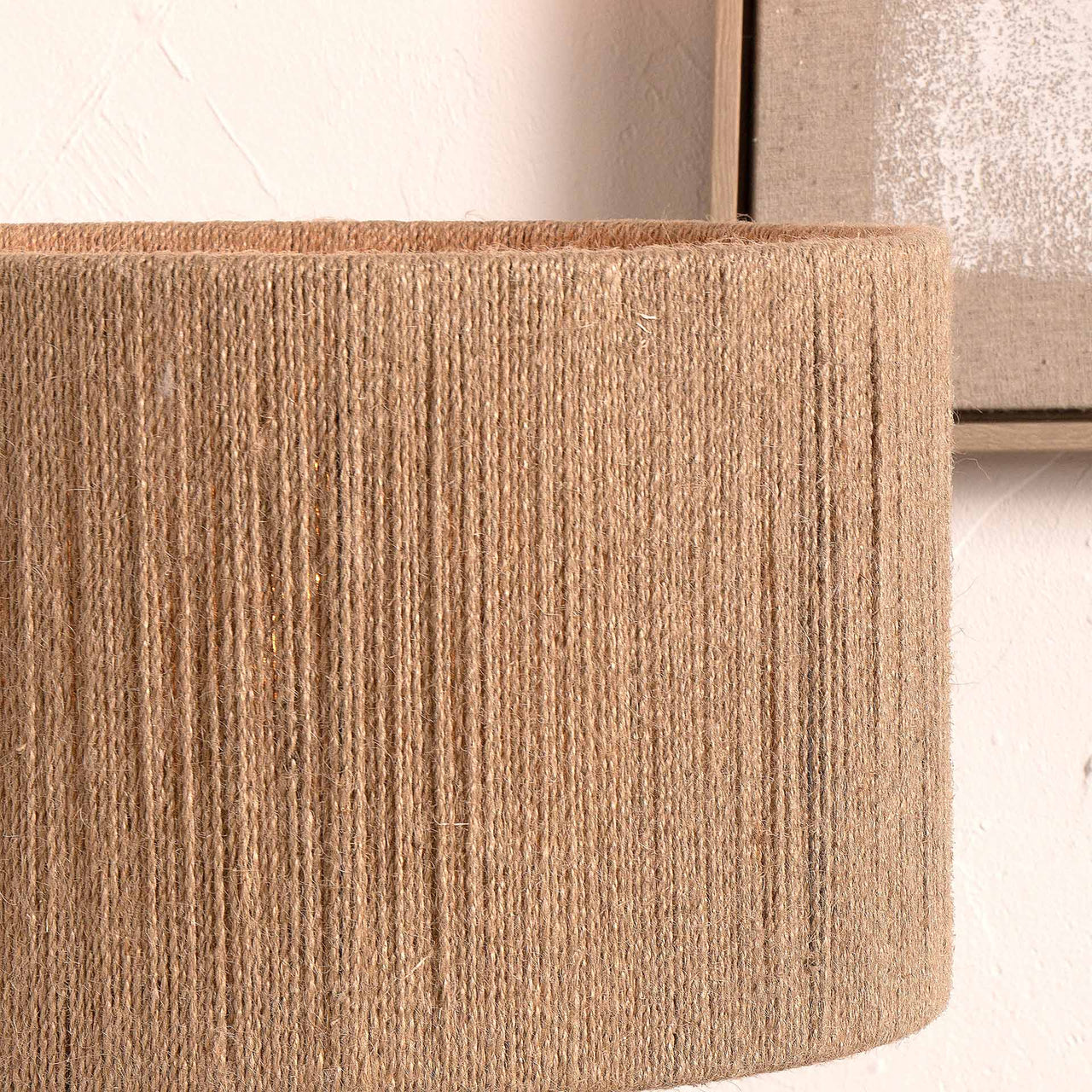 Natural Rope Cylinder Lampshade | Lighting | Rūma