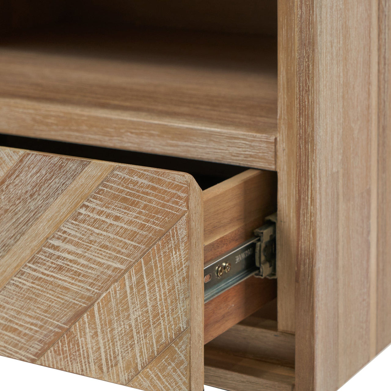 Renzo Acacia Wood Bedside Table | Furniture