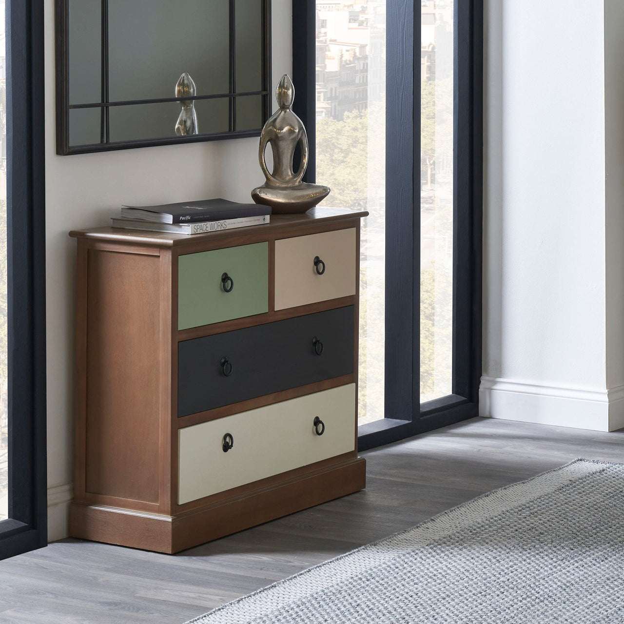 Sage 4 Drawer Pine Wood Chest Of Drawers | Furniture | Rūma