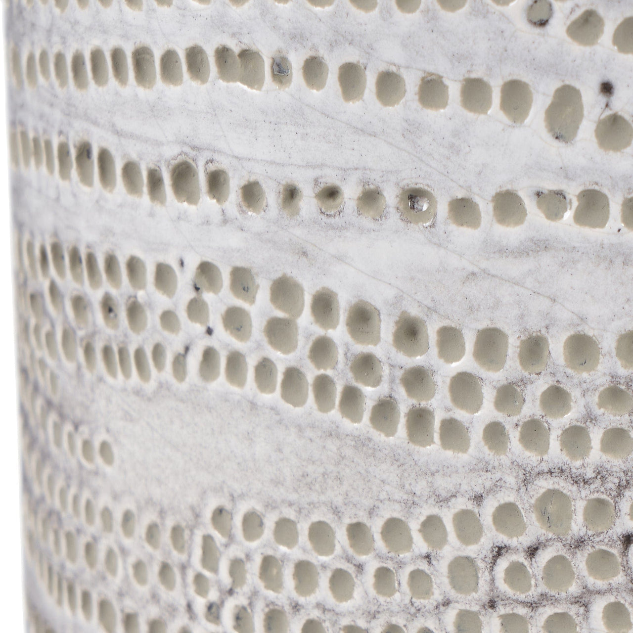 White Dot Stoneware Vase | Vases | Rūma