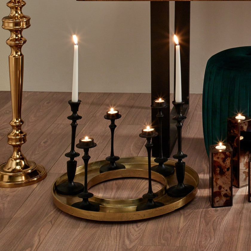 Antique Gold Metal Ring Display Platter | Home Accents | Ruma