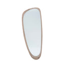 Natural Wood Veneer Teardrop Shaped Mirror | Home Accents