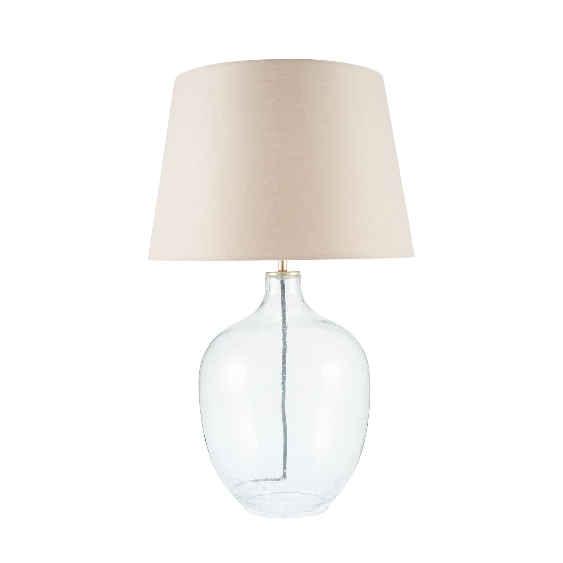 Clear Bubble Glass Table Lamp | Lighting