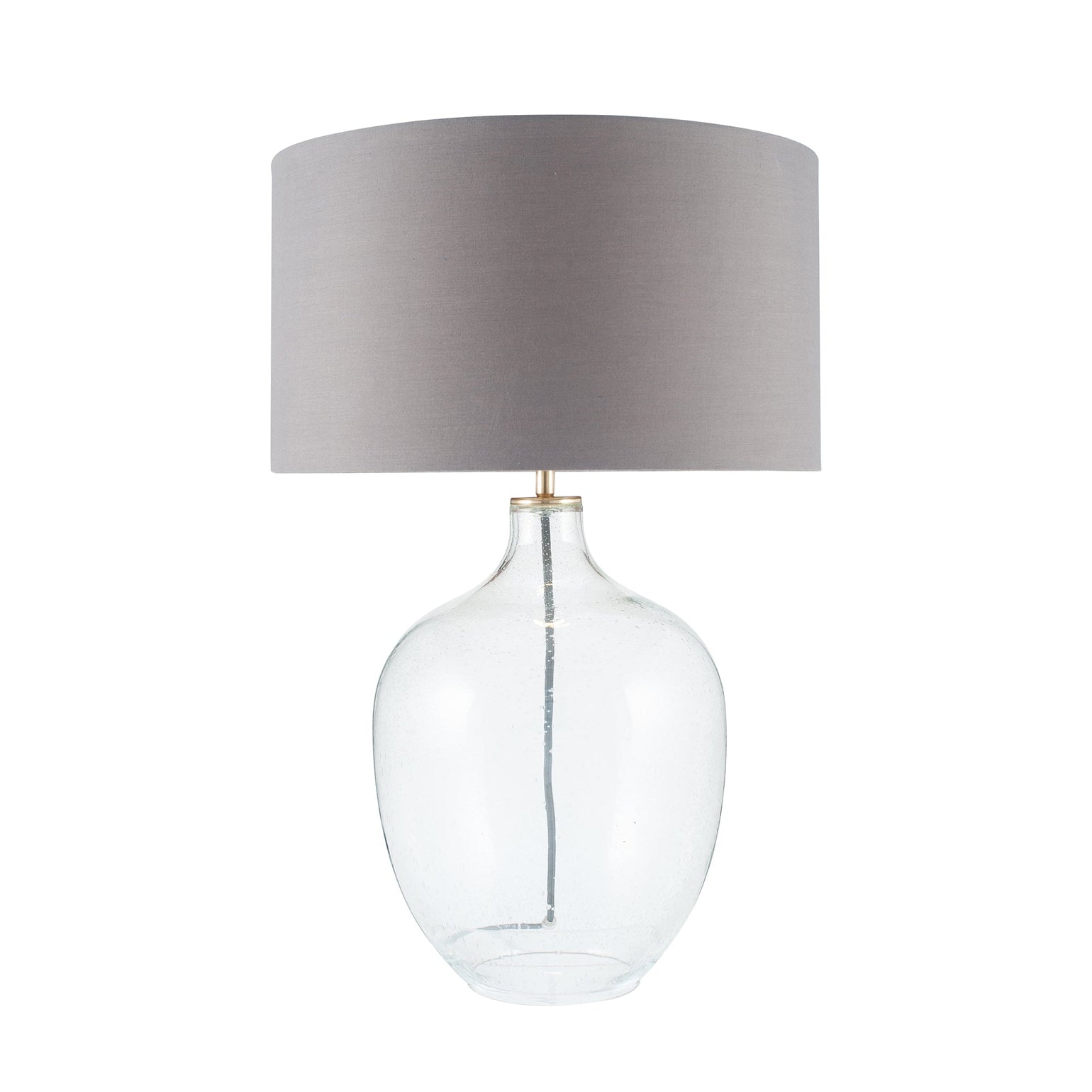 Clear Bubble Glass Table Lamp | Lighting
