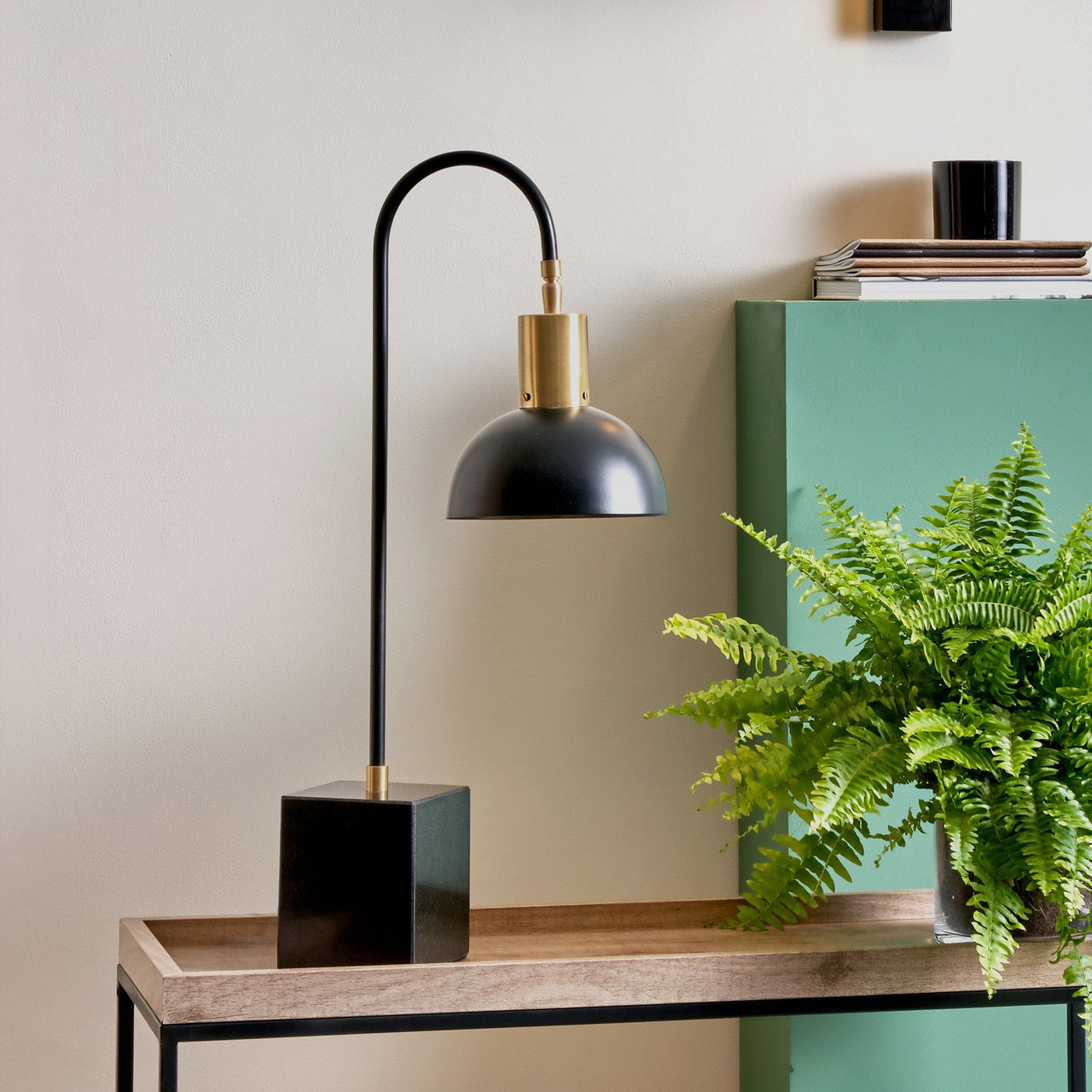 Black Domed Task Table Lamp | Lighting