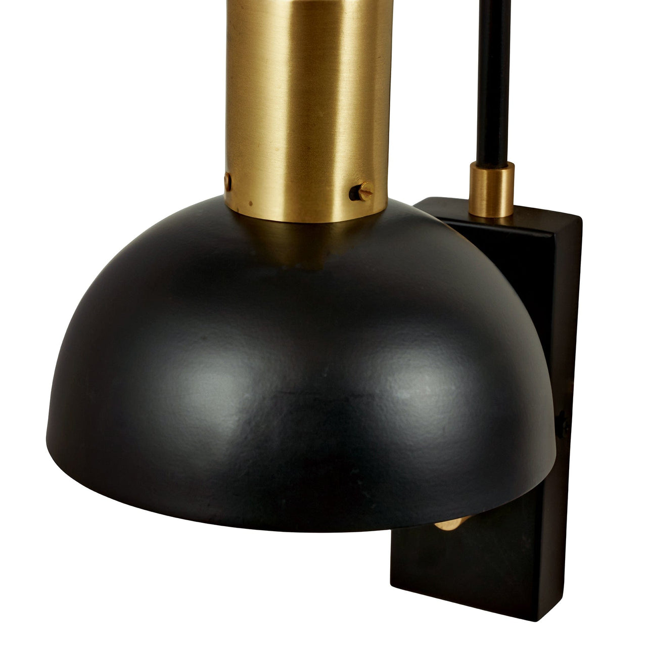 Matt Black Domed Task Wall Light | Lighting