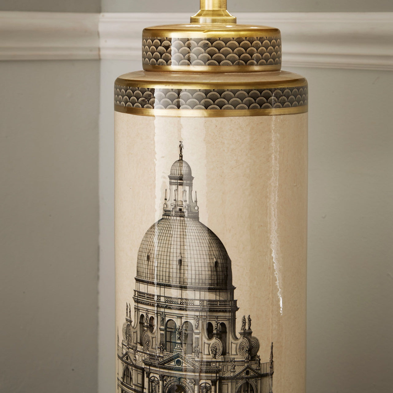 Building Print Tall Table Lamp | Home Lighting