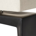 Black Rectangular Ceramic Table Lamp | Lighting