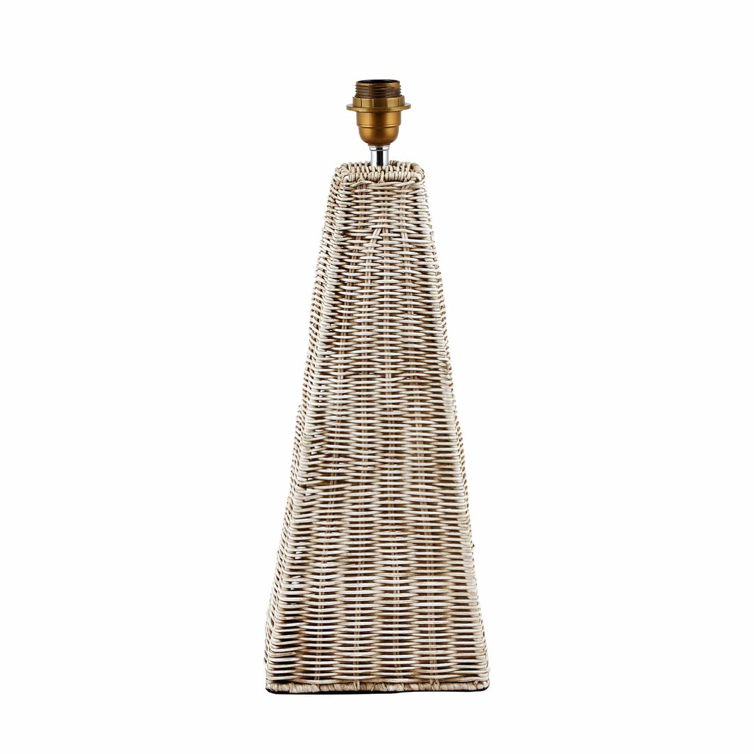 Rattan Pyramid Table Lamp | Lighting | Rūma