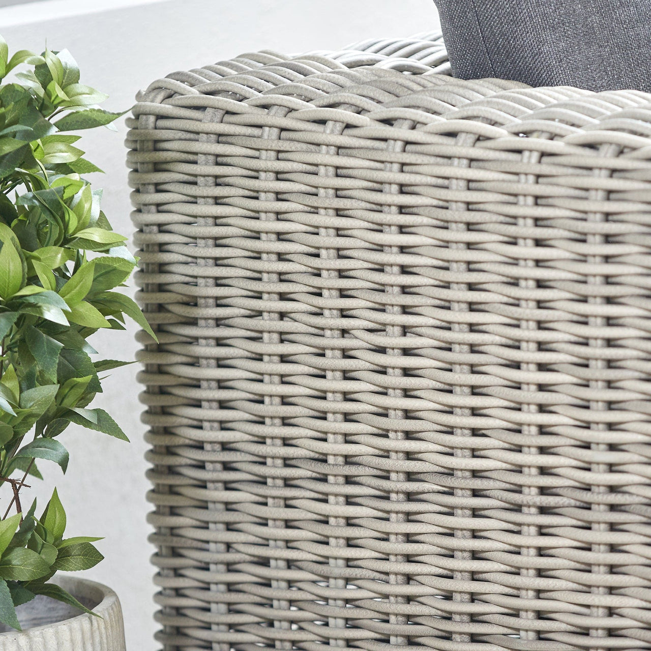 Cool Grey Outdoor Corner Set | Outdoor