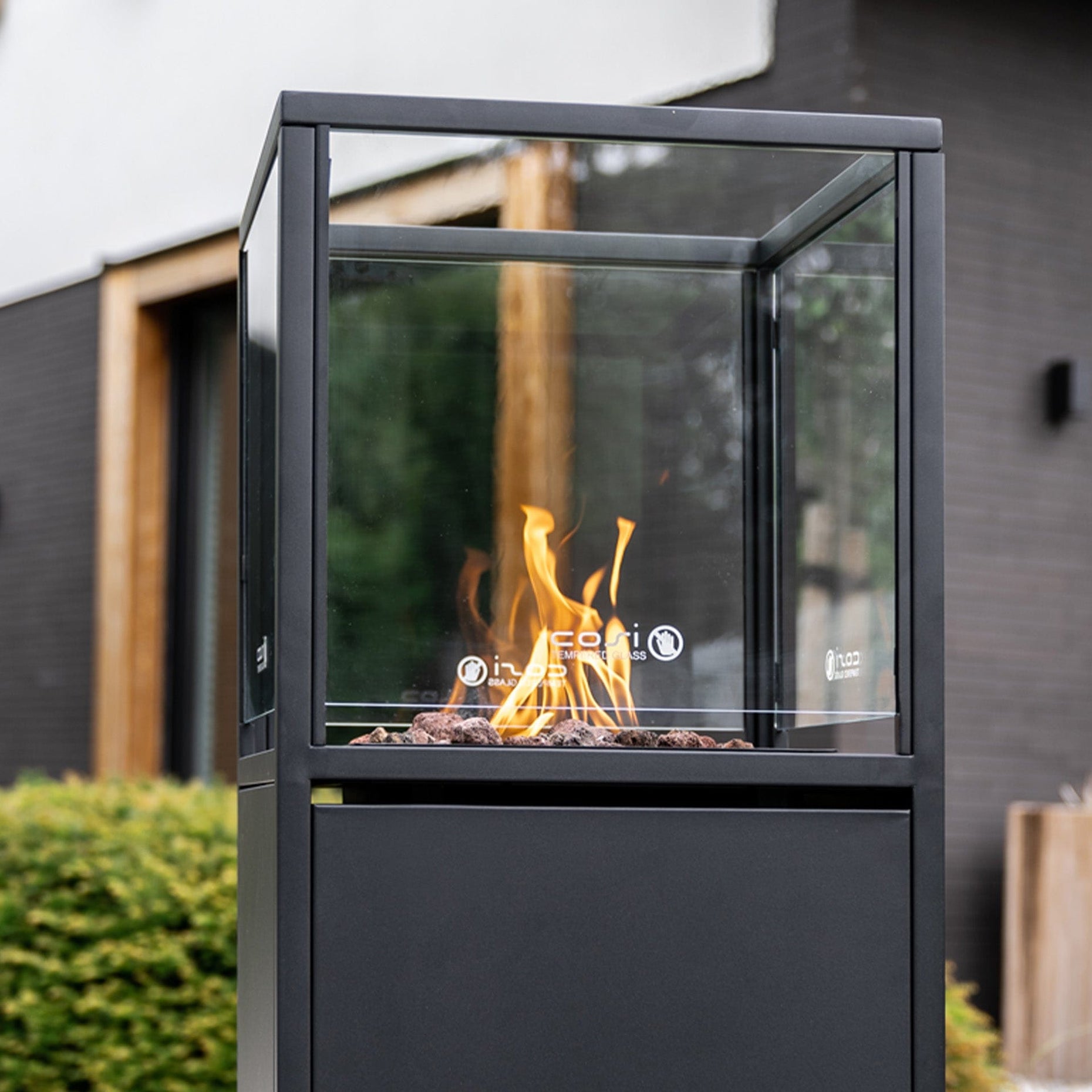 Black Fire Lantern | Outdoor