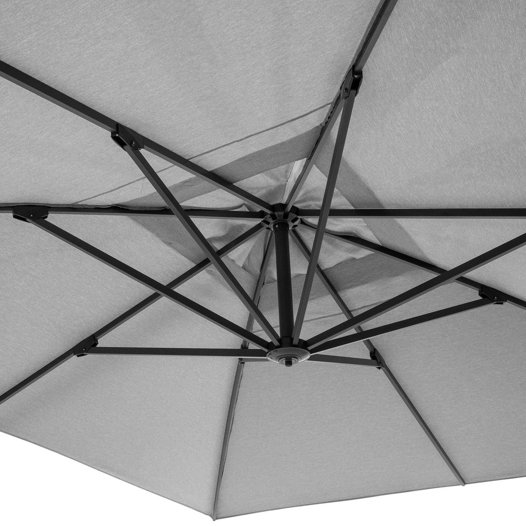 Marl Grey Rectangular Parasol | Outdoor | Rūma